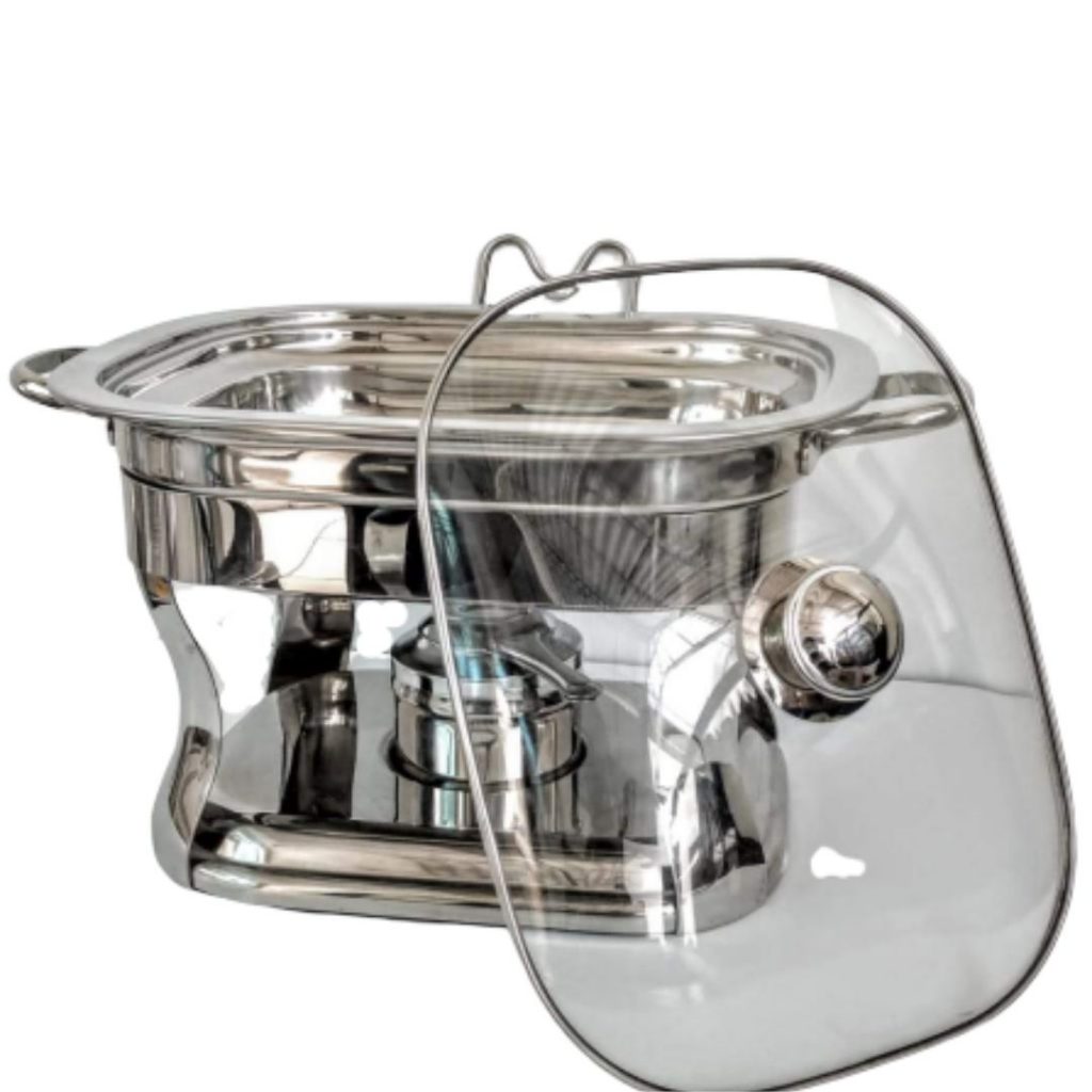 Samovar de 4 litros en acero inoxidable con tapa de vidrio | FaciHogar ...