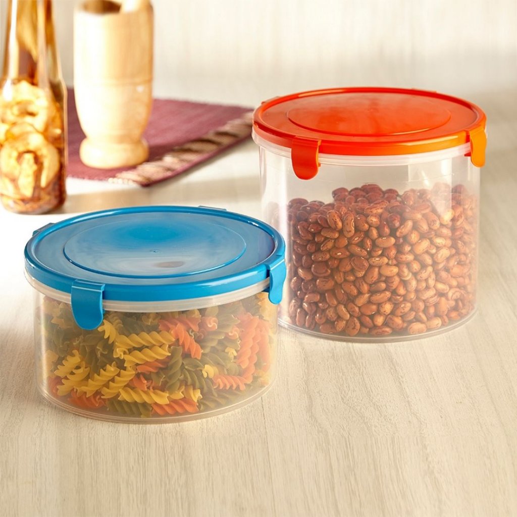 Recipiente plastico redondo Lock Grande 2.6 litros | FaciHogar Todo ...