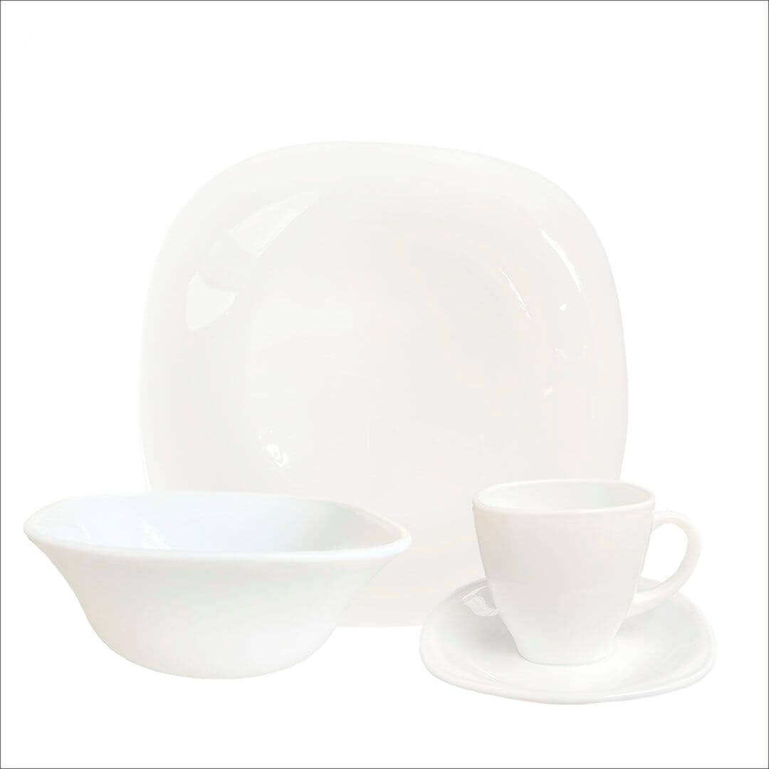 Juego de Vajilla Edgu Collection de 4 Puestos 16 Piezas | FaciHogar ...