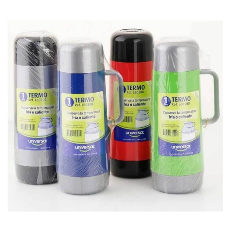 Termo 1Ltr Colores Universal | FaciHogar Todo para mesa y cocina